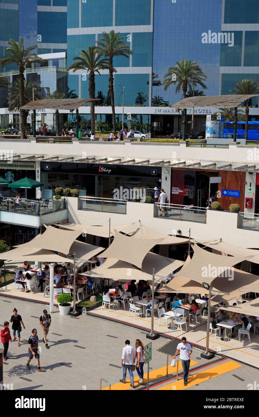 Larcomar Mall, Miraflores District, Lima, Peru Stock Photo - Alamy