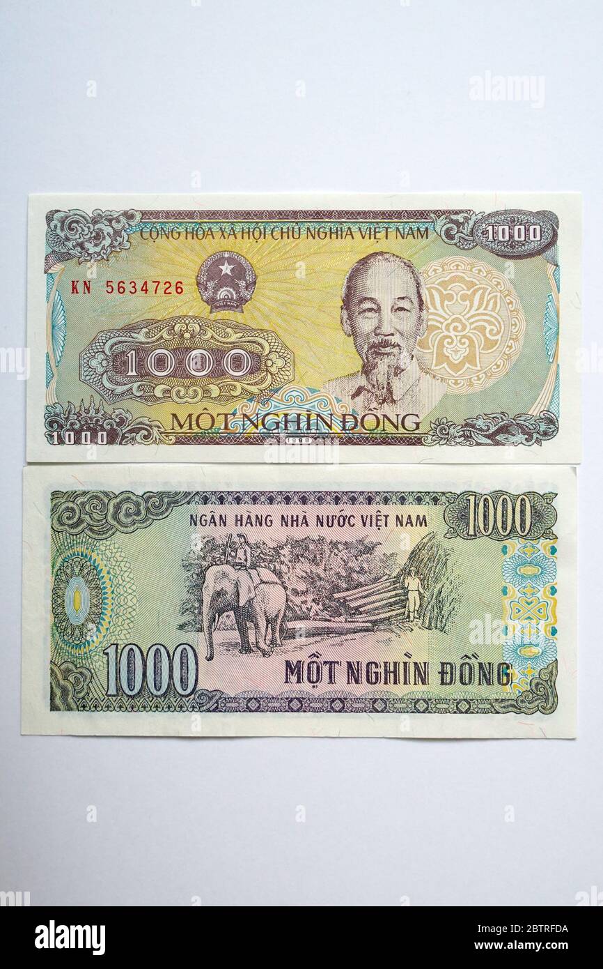 thousand dongs, Vietnamese đồng, Vietnamesischer Dong, VND, Vietnam ...