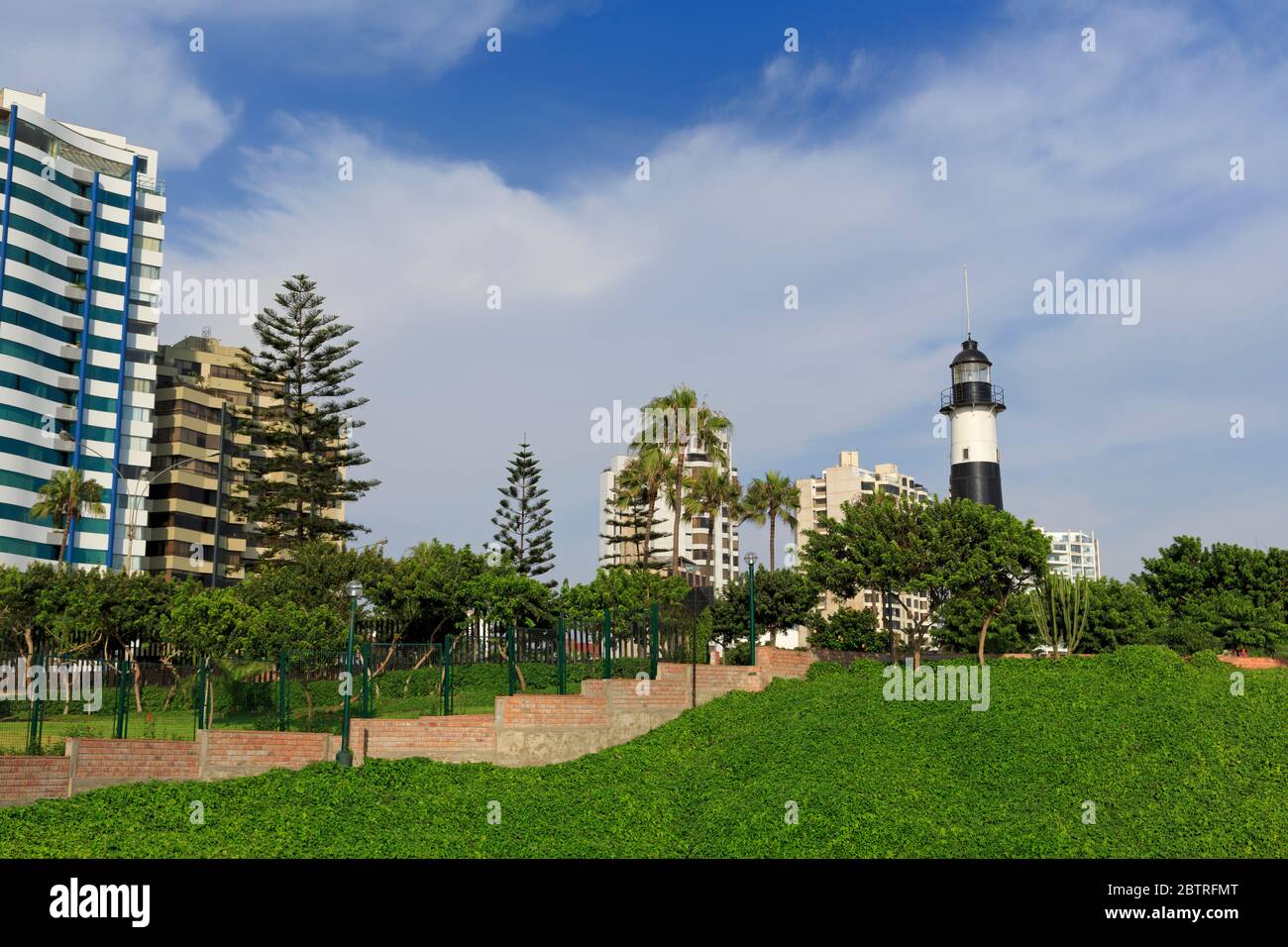 Lighthouse, Miraflores District, Lima, Peru Stock Photo - Alamy