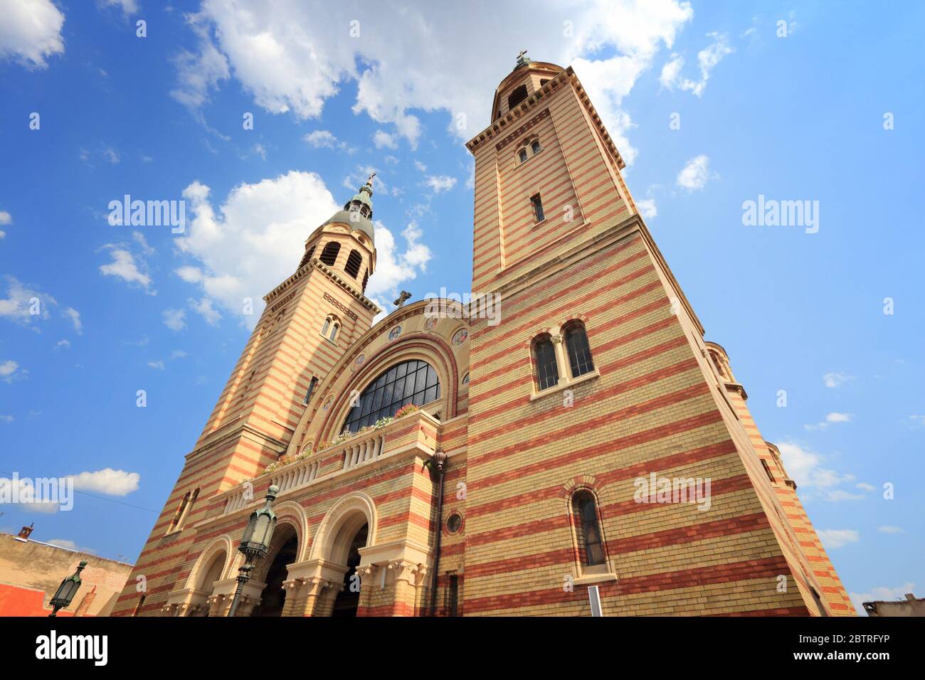 Holy Trinity Cathedral - Orthodox Church in Sibiu, Romania Stock Photo ...