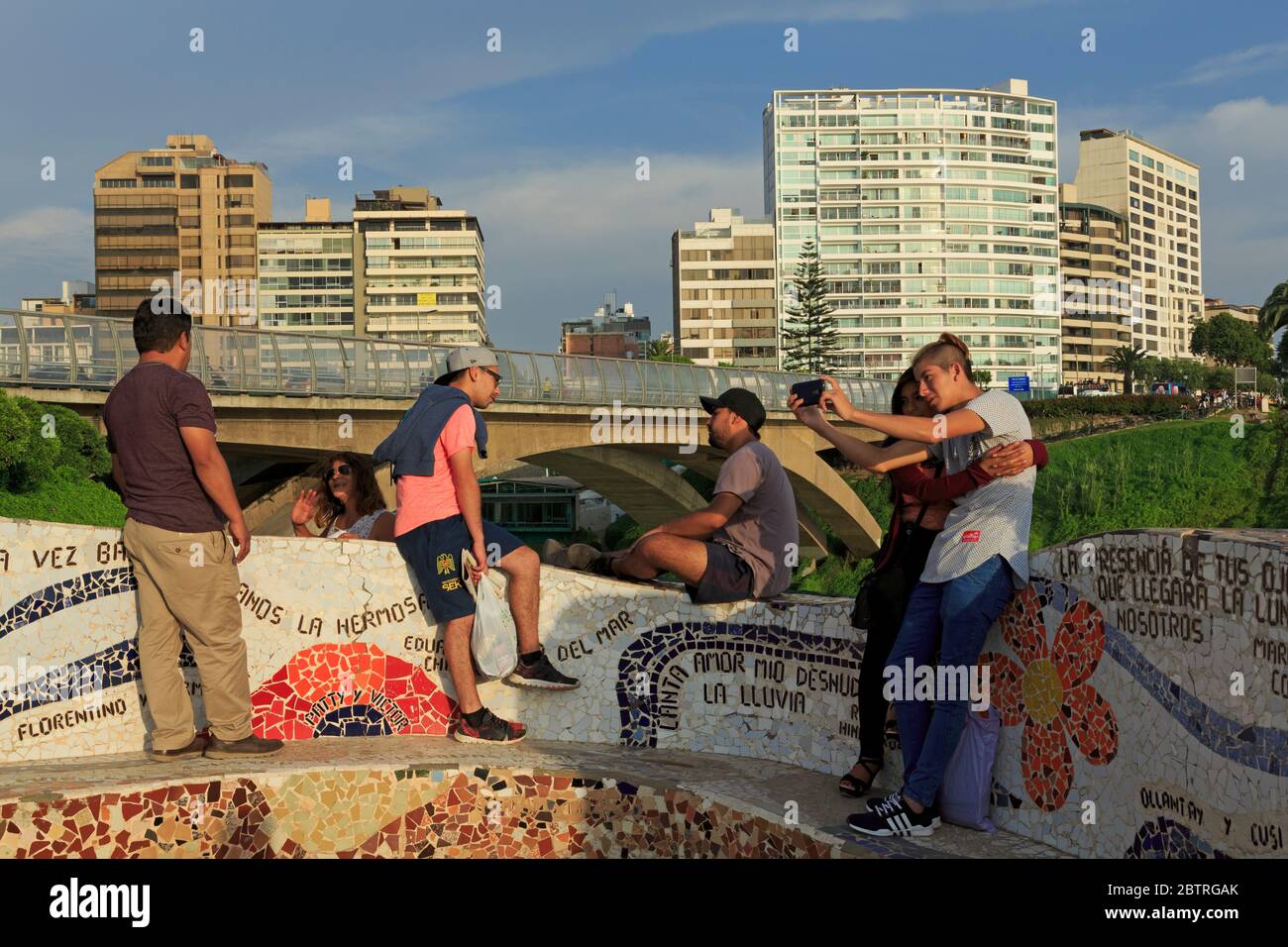 Parque de Amor, Miraflores District, Lima, Peru Stock Photo - Alamy