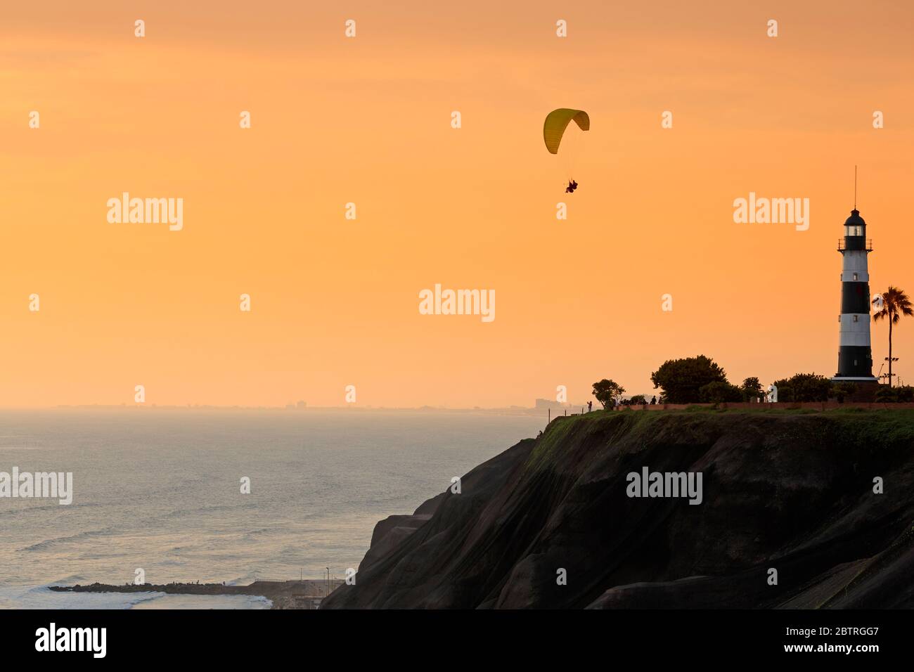 Lighthouse, Miraflores District, Lima, Peru Stock Photo - Alamy