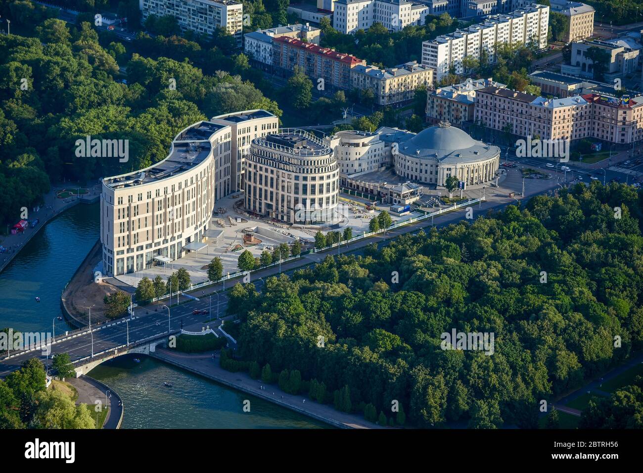 Panoramic aerial view belarus hi-res stock photography and images - Alamy