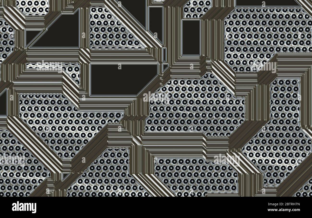 Tron Circuit Pattern