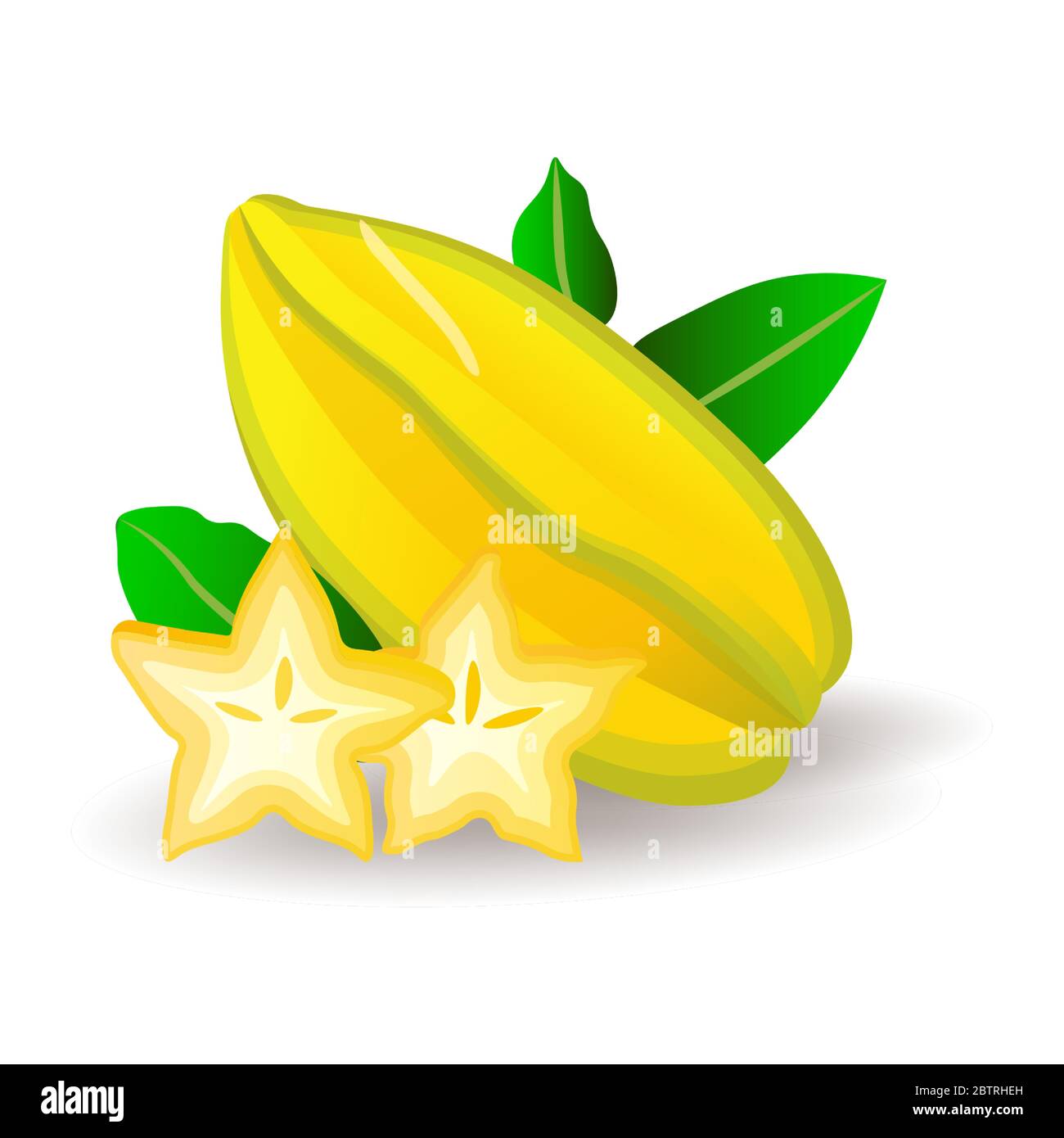 Exotic fruit fruits ripe Stock Vector Images - Alamy