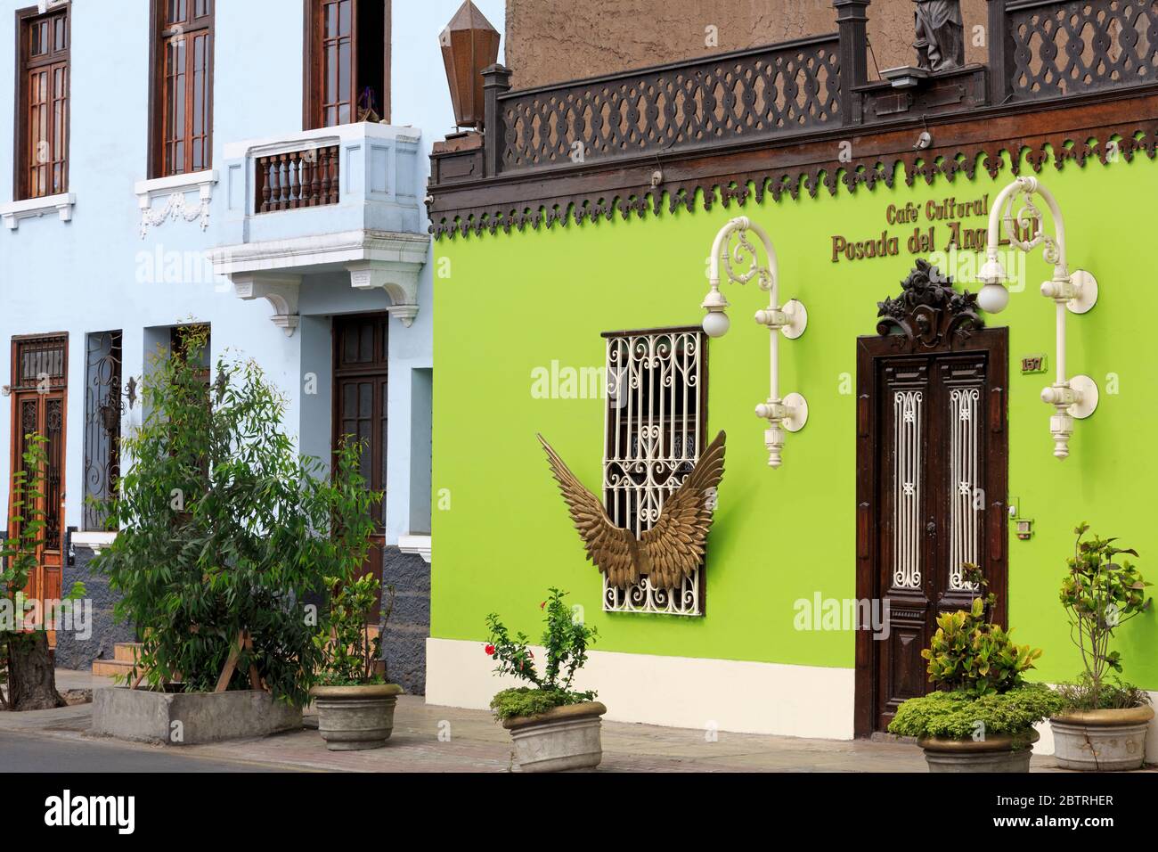 Restaurant, Barranco District, Lima, Peru Stock Photo - Alamy