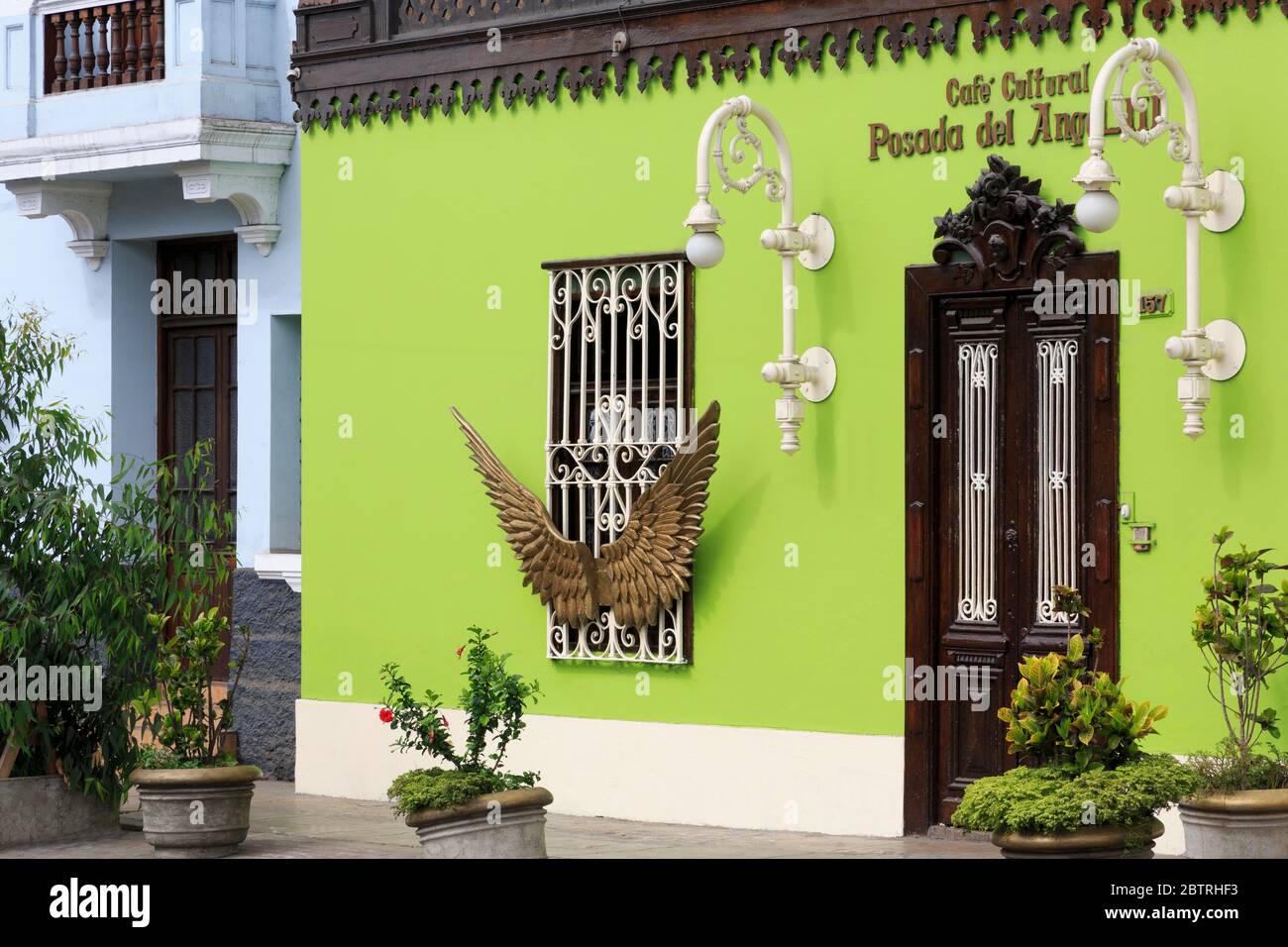 Restaurant, Barranco District, Lima, Peru Stock Photo - Alamy