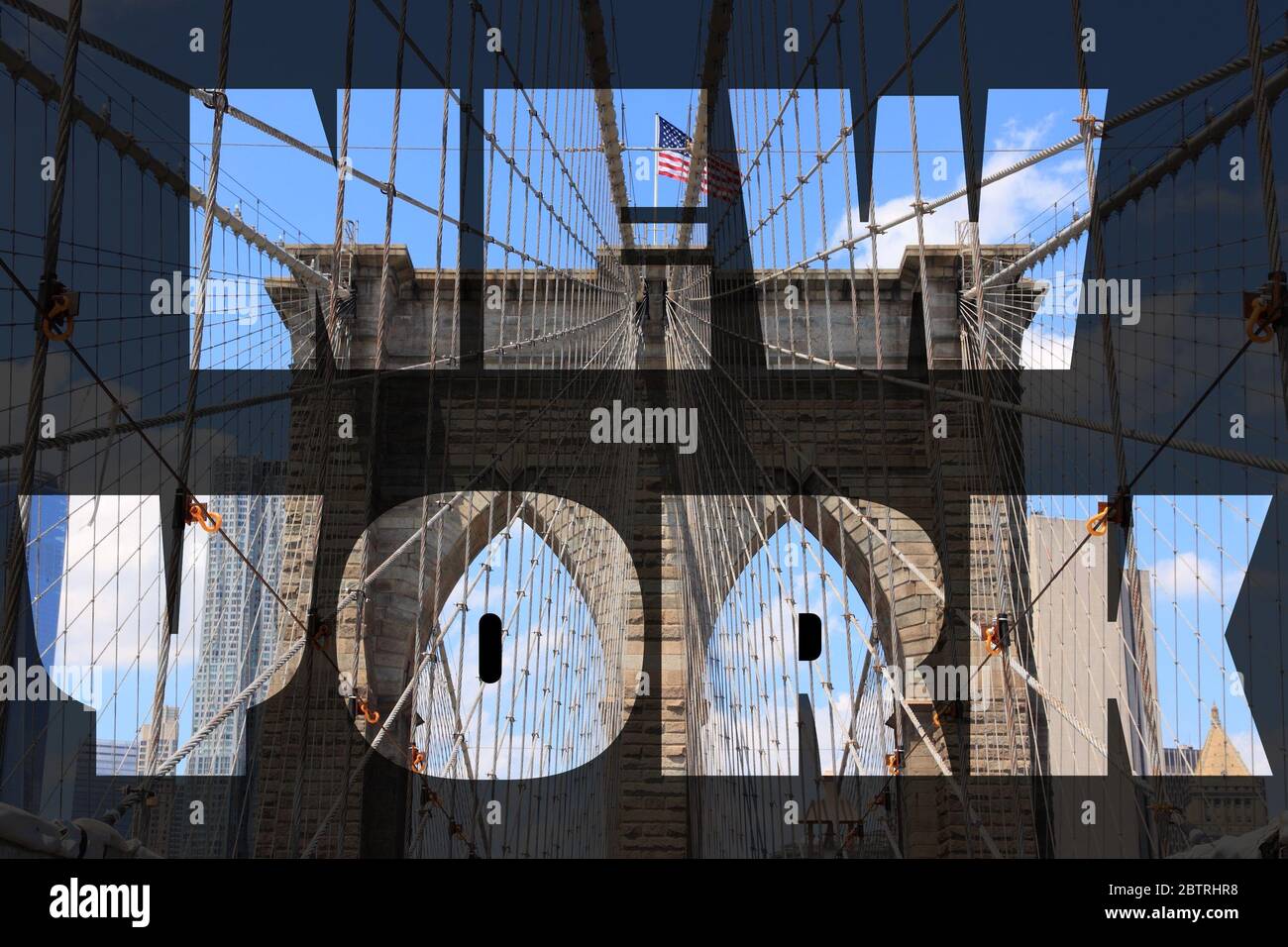 New York city name - USA travel destination sign Stock Photo - Alamy