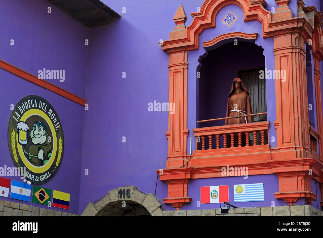 Restaurant,Barranco District, Lima, Peru Stock Photo - Alamy