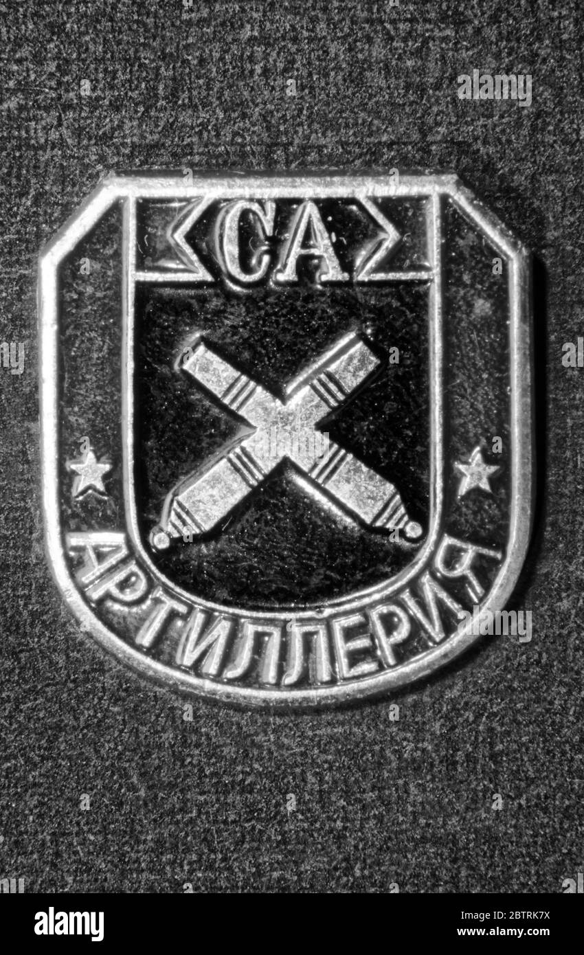Soviet army badge Black and White Stock Photos & Images - Alamy