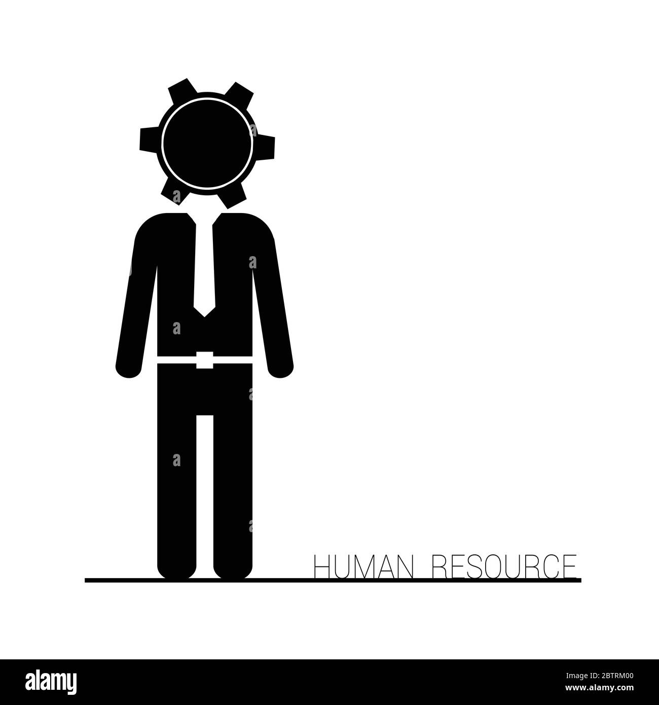 Human resource icon Cut Out Stock Images & Pictures - Alamy