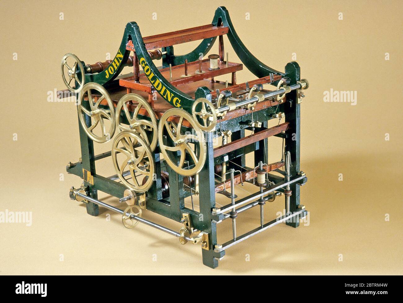 1837 John Goldings Patent Model of a Silk Spinning Doubling and ...