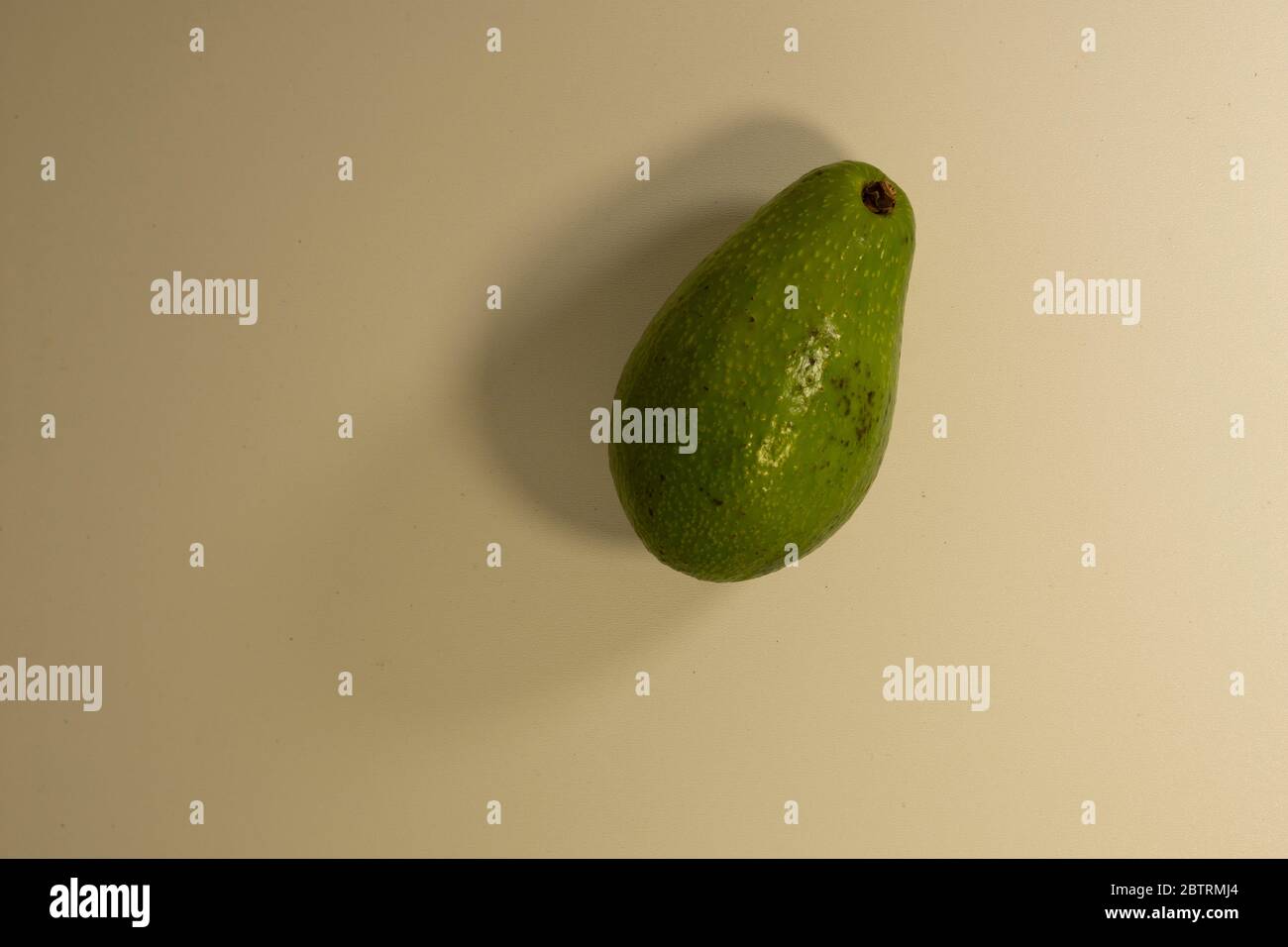 Avocado single fruit on white hi-res stock photography and images - Alamy