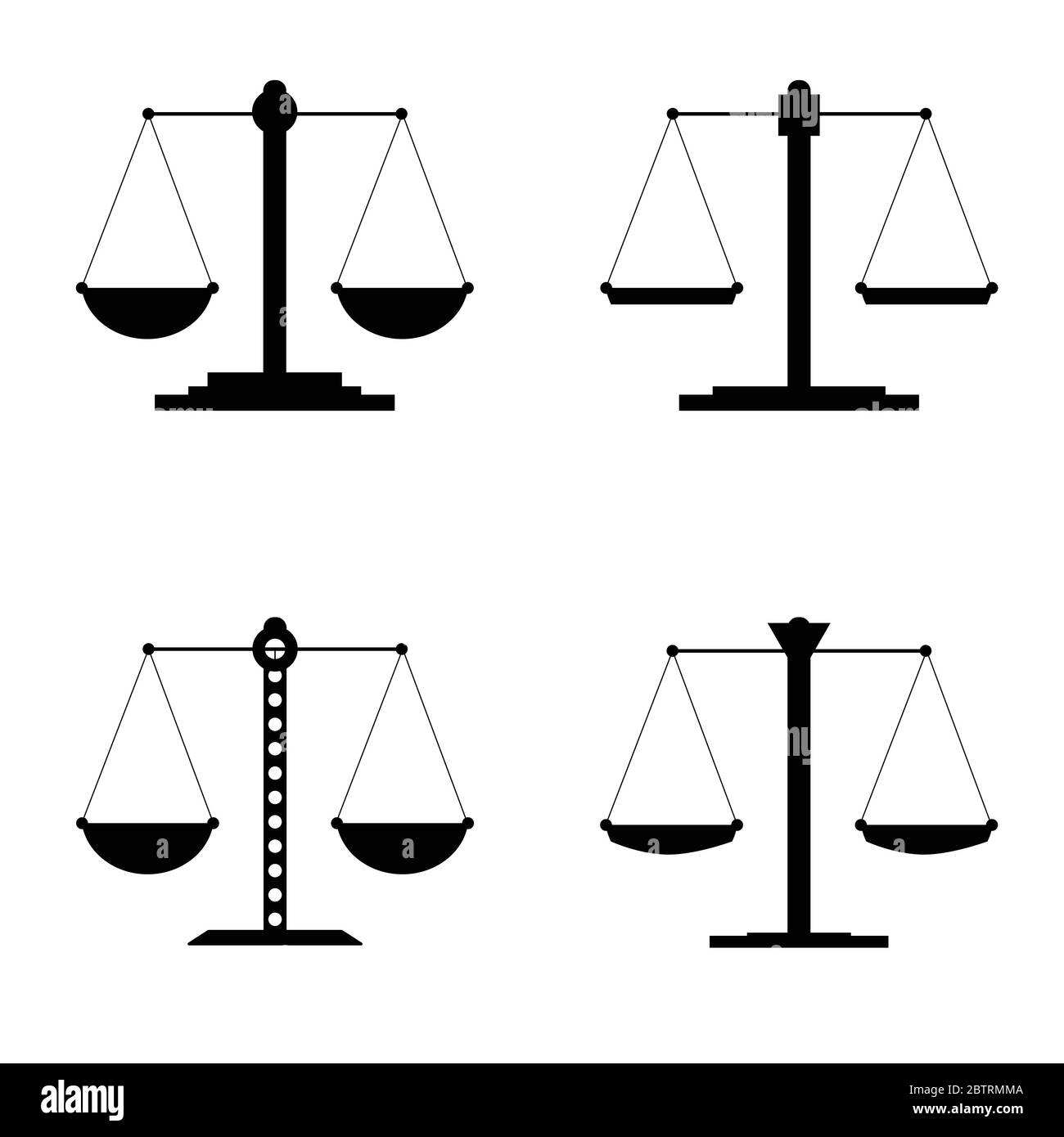 justice icon vector illustration in black Stock Vector Image & Art - Alamy