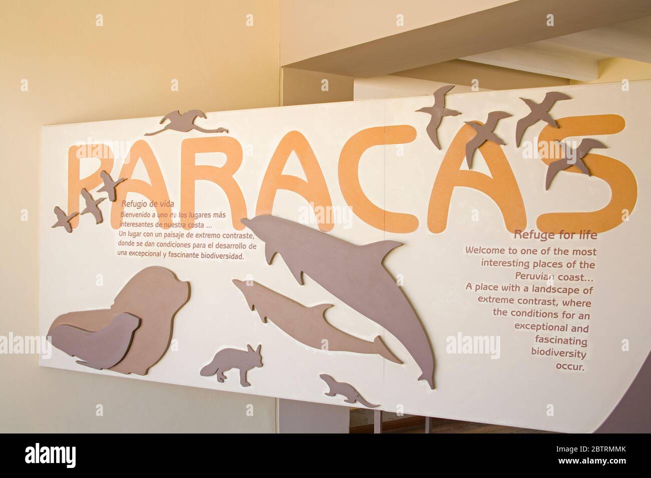 Museum at Reserva Nacional De Paracas, Greater Pisco City, Ica Region ...