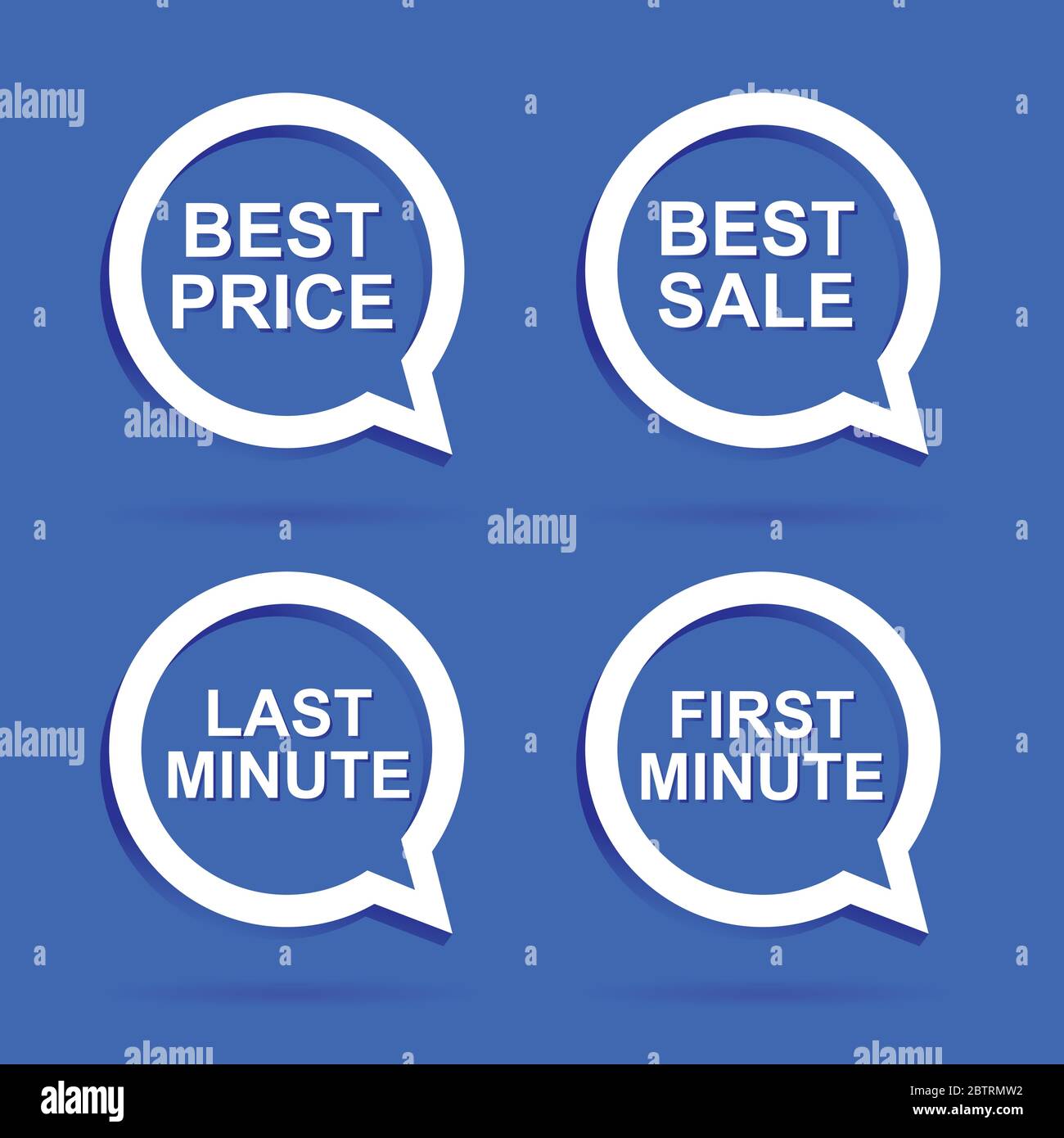 Last minute speech bubble Stock Vector Images - Alamy