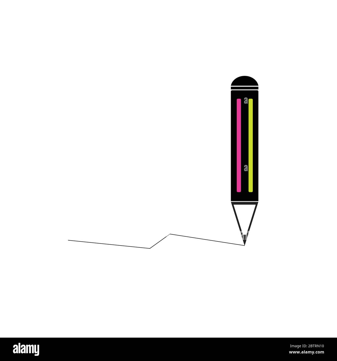 Colour palette line drawing Stock Vector Images - Alamy