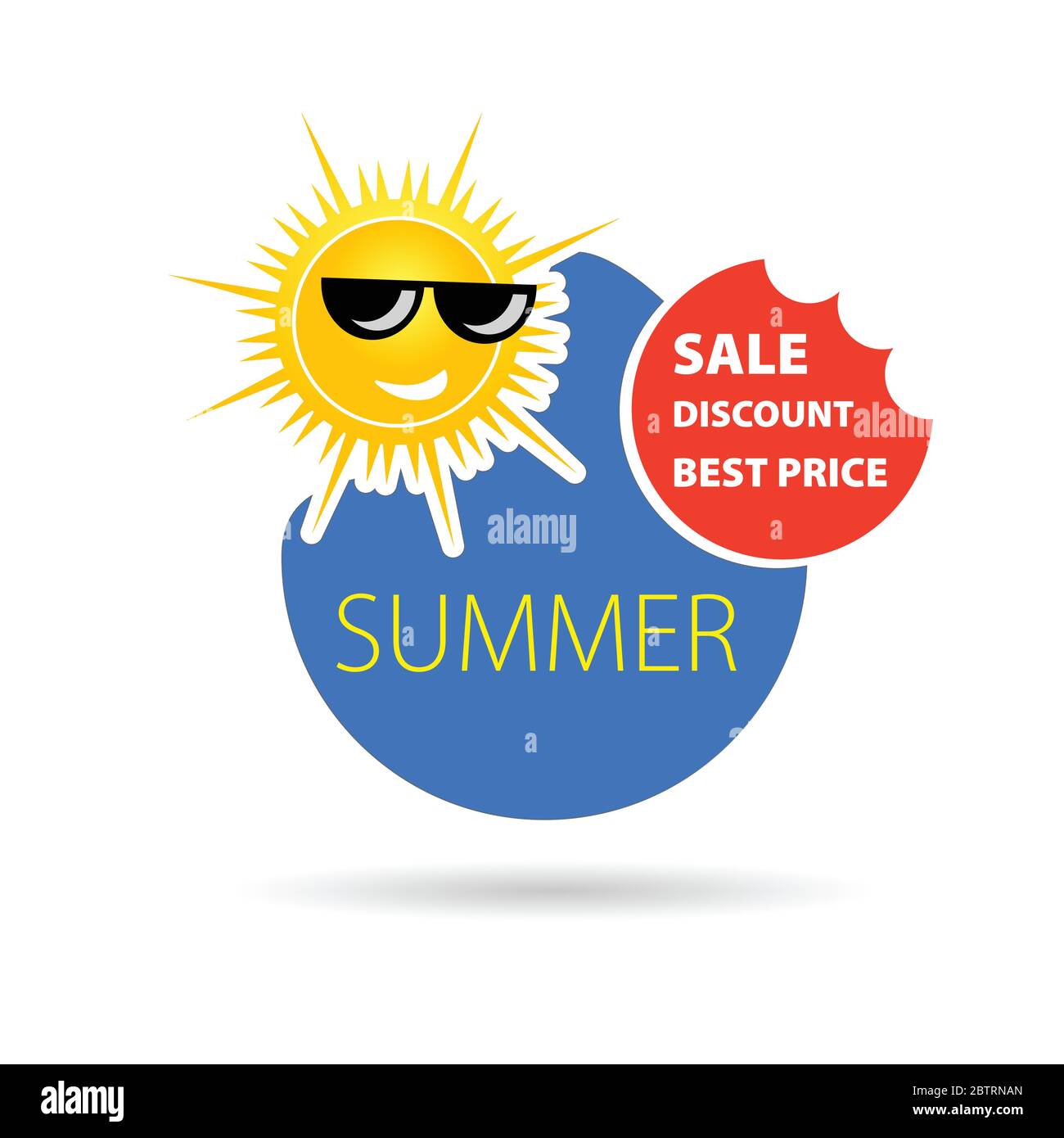 summer best price color vector illustration Stock Vector Image & Art ...