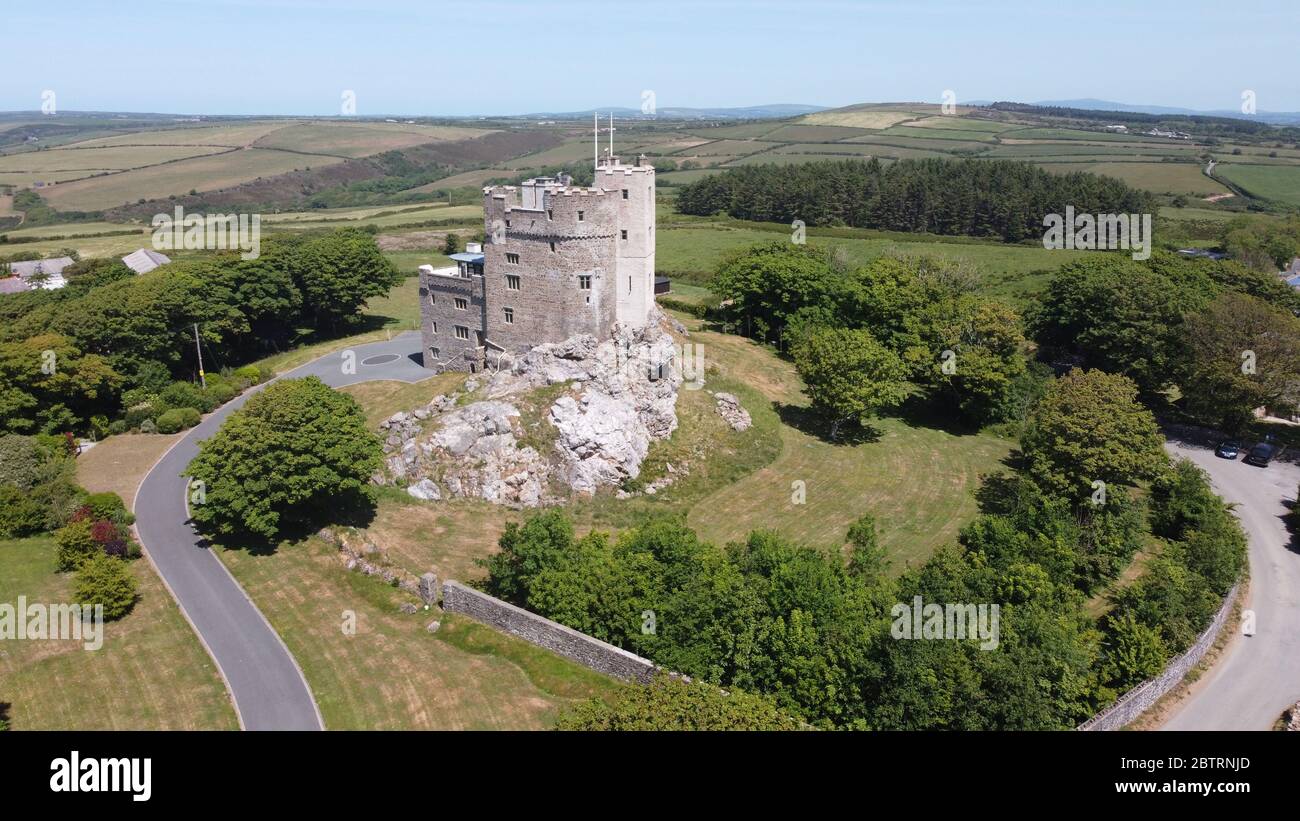 Roch castle, wales hi-res stock photography and images - Alamy