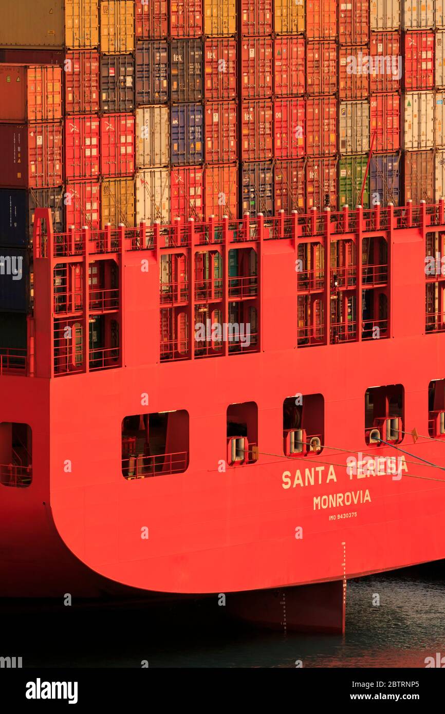 Container Ship, Port of Callao, Lima, Peru Stock Photo - Alamy