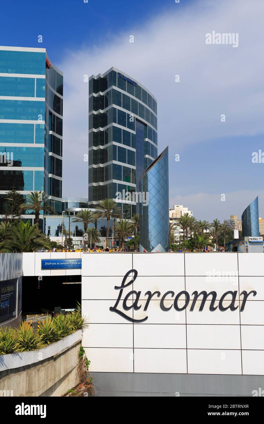 Larcomar Mall, Miraflores District, Lima, Peru Stock Photo - Alamy