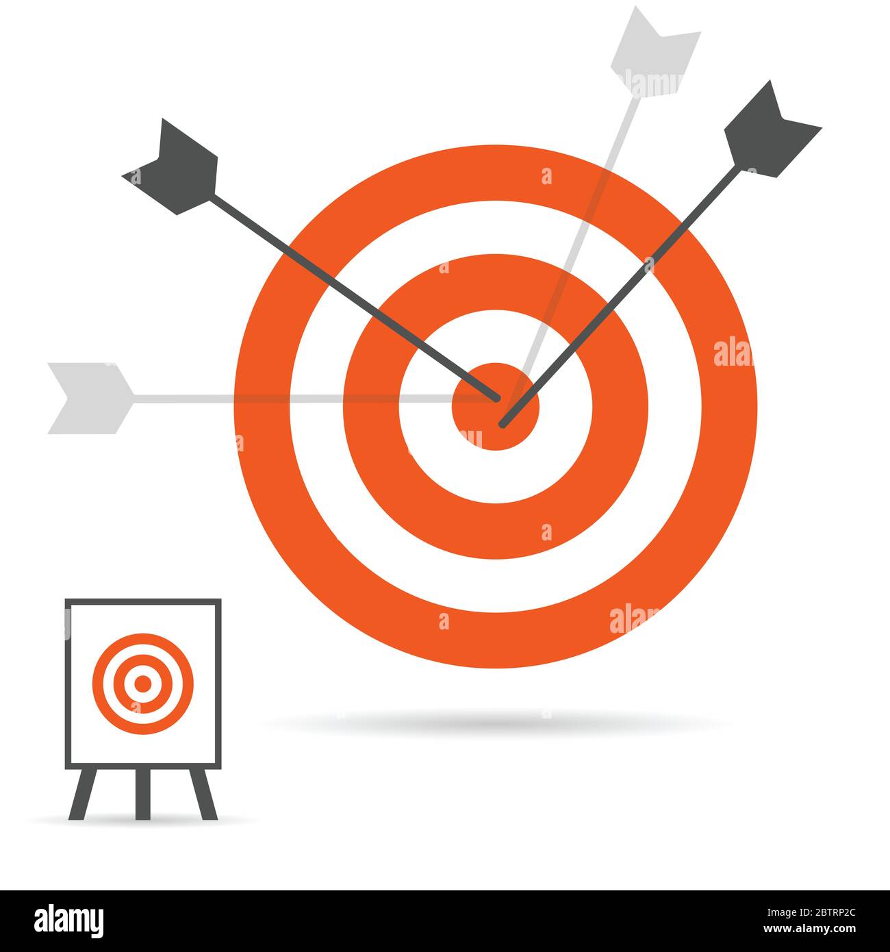 Targets arrows Stock Vector Images - Alamy