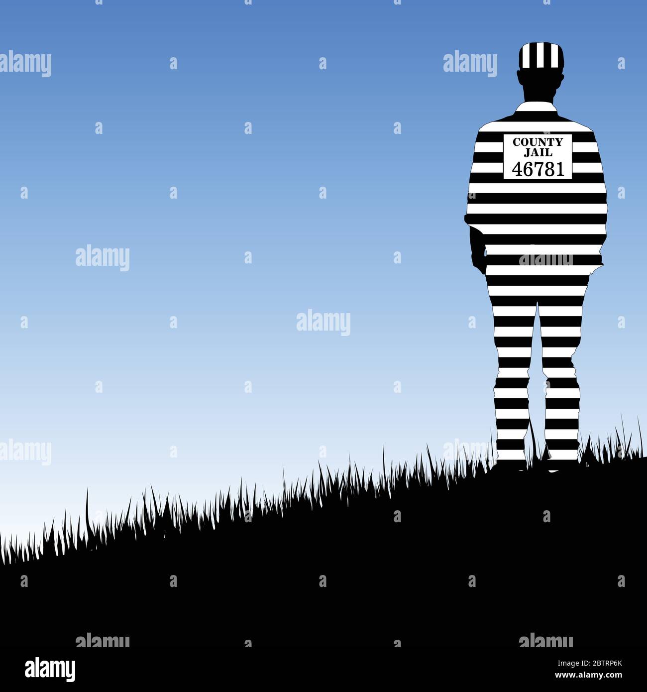 County jail Stock Vector Images - Alamy
