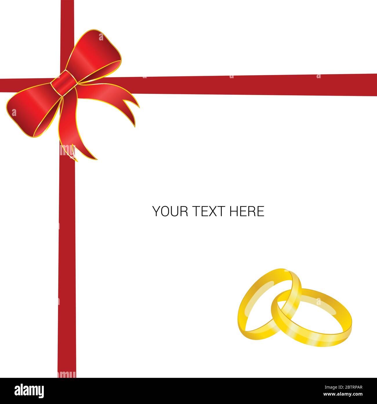 Two red rings Stock Vector Images - Alamy