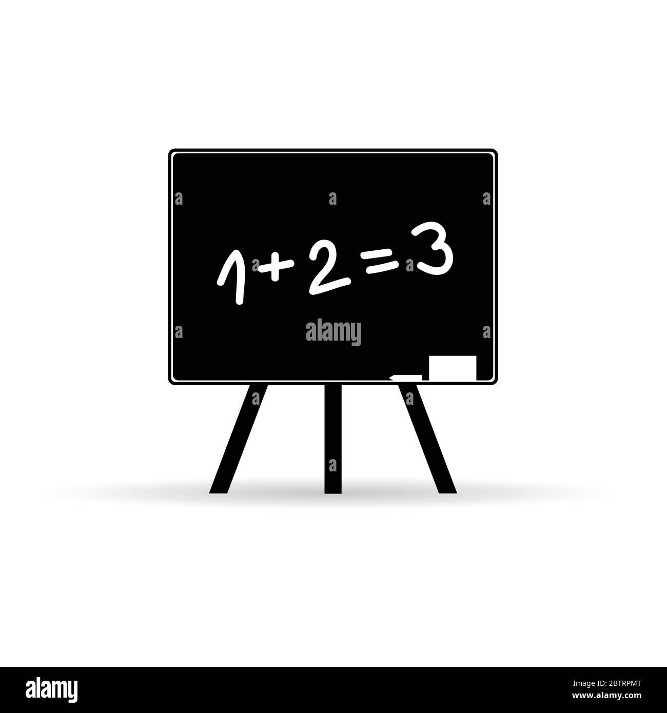 Learn mathematics black Stock Vector Images - Alamy