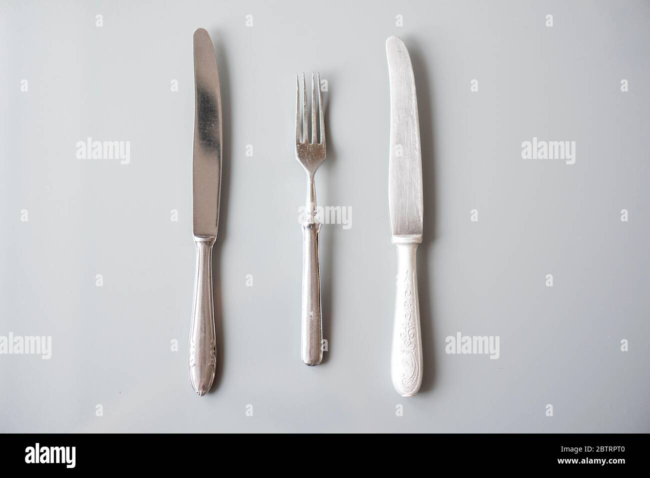 Antique silverware isolated fork hi-res stock photography and images ...