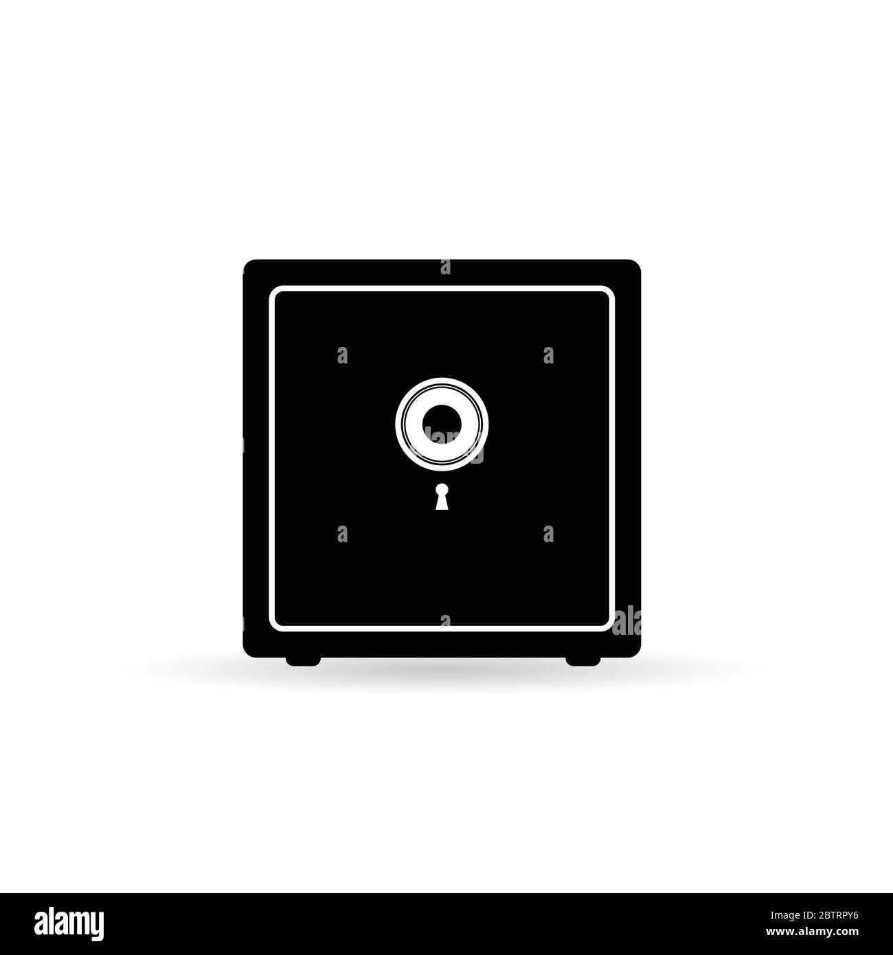 safe black vector silhouette Stock Vector Image & Art - Alamy