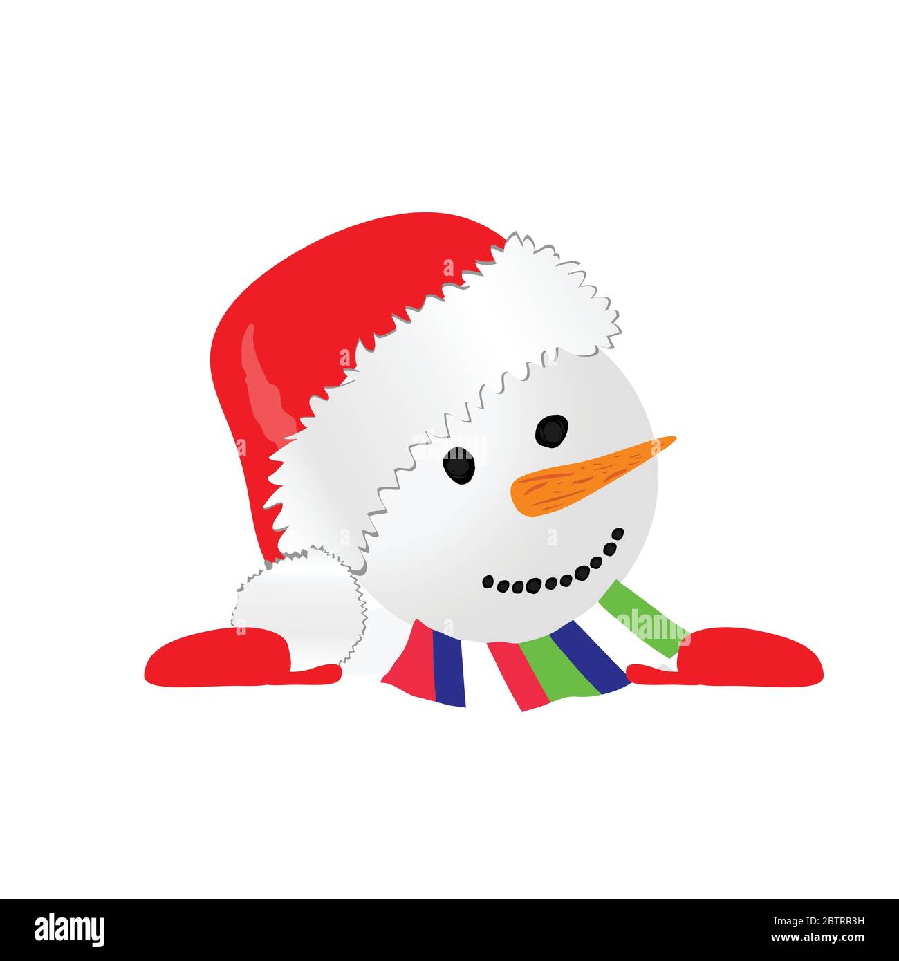 snowman cartoon vector in colorful Stock Vector Image & Art - Alamy