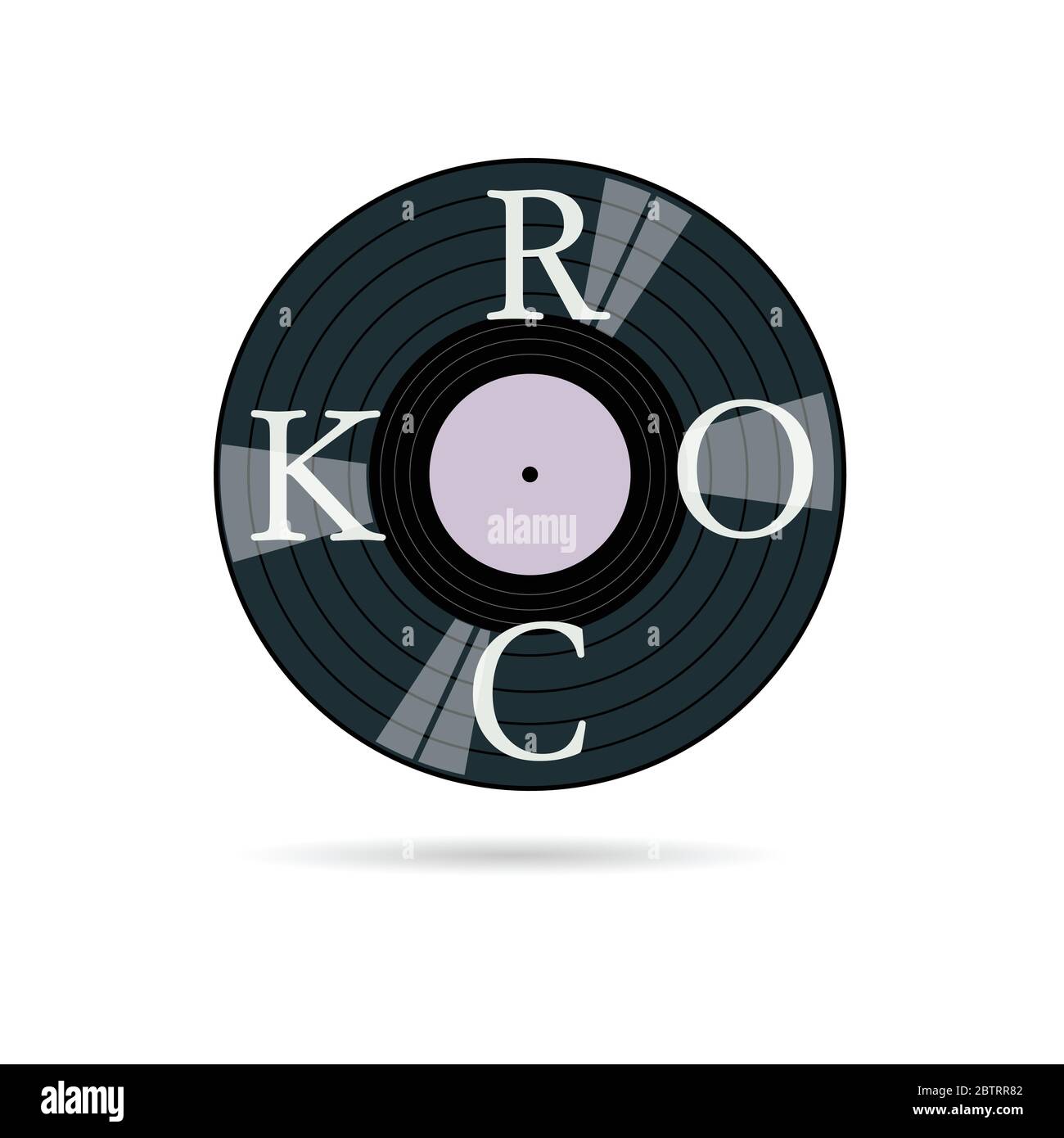 vinyl record illustration on white Stock Vector Image & Art - Alamy