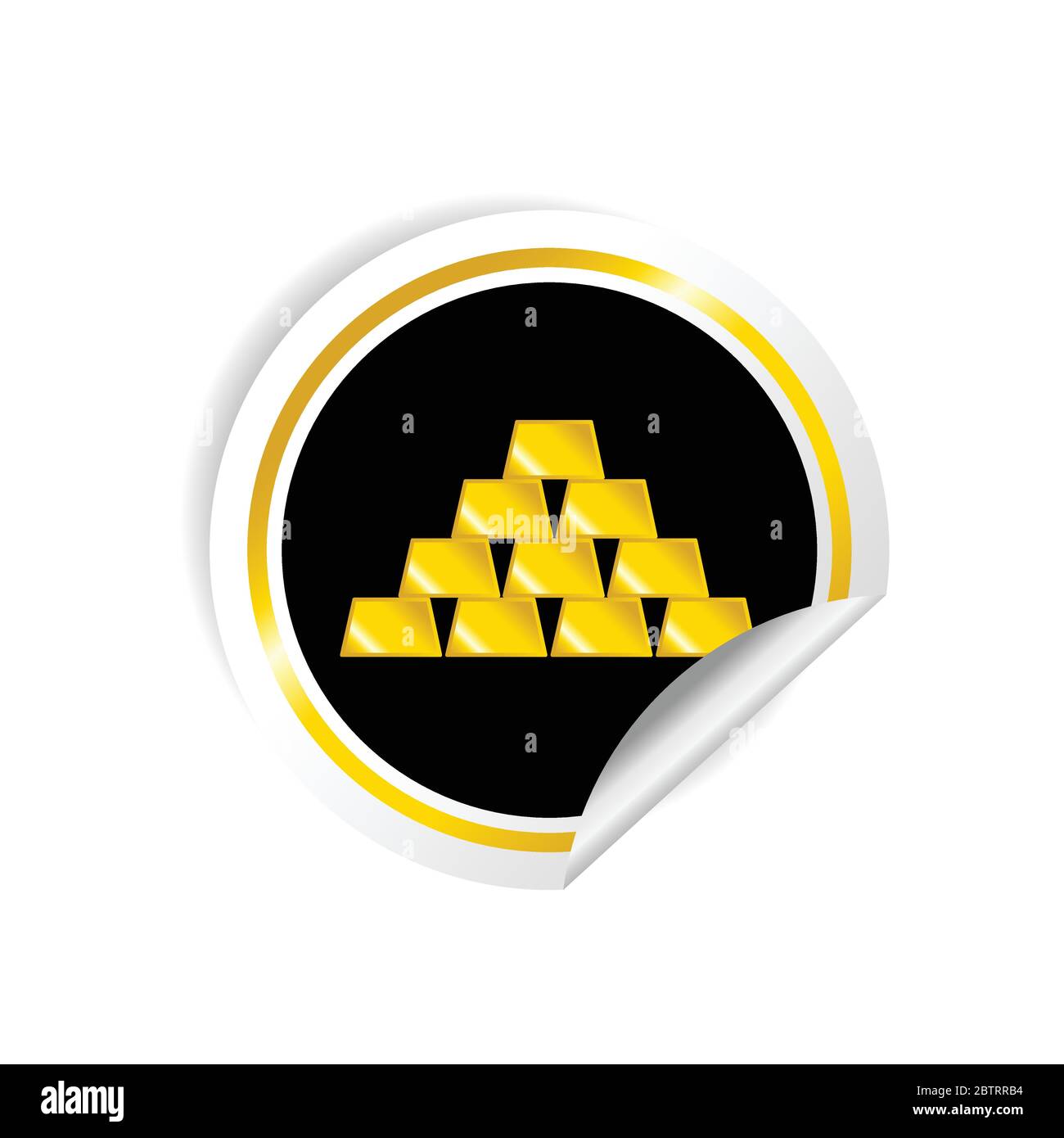 Gold bullion vault Stock Vector Images - Alamy