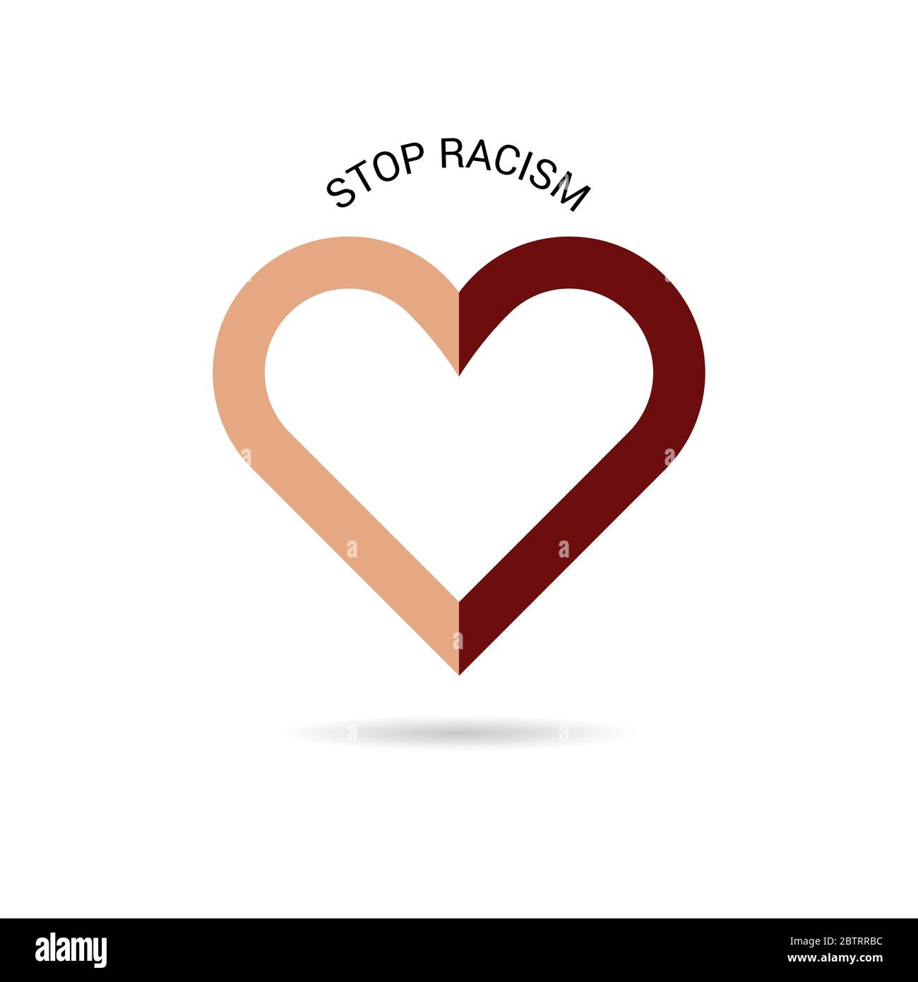 Stop racism Stock Vector Images - Alamy