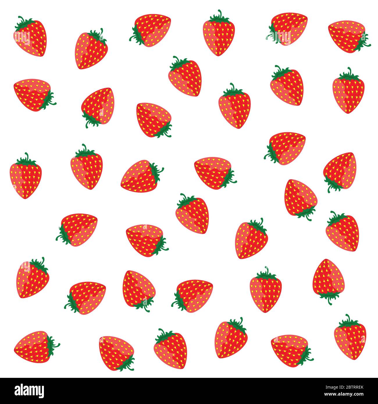 strawberry color red vector on a white background Stock Vector Image ...