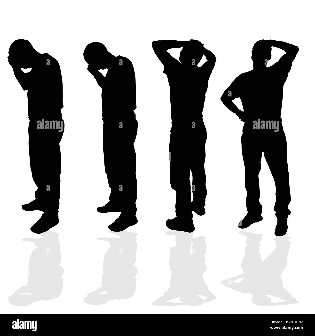 Worry Vector Vectors High Resolution Stock Photography and Images - Alamy