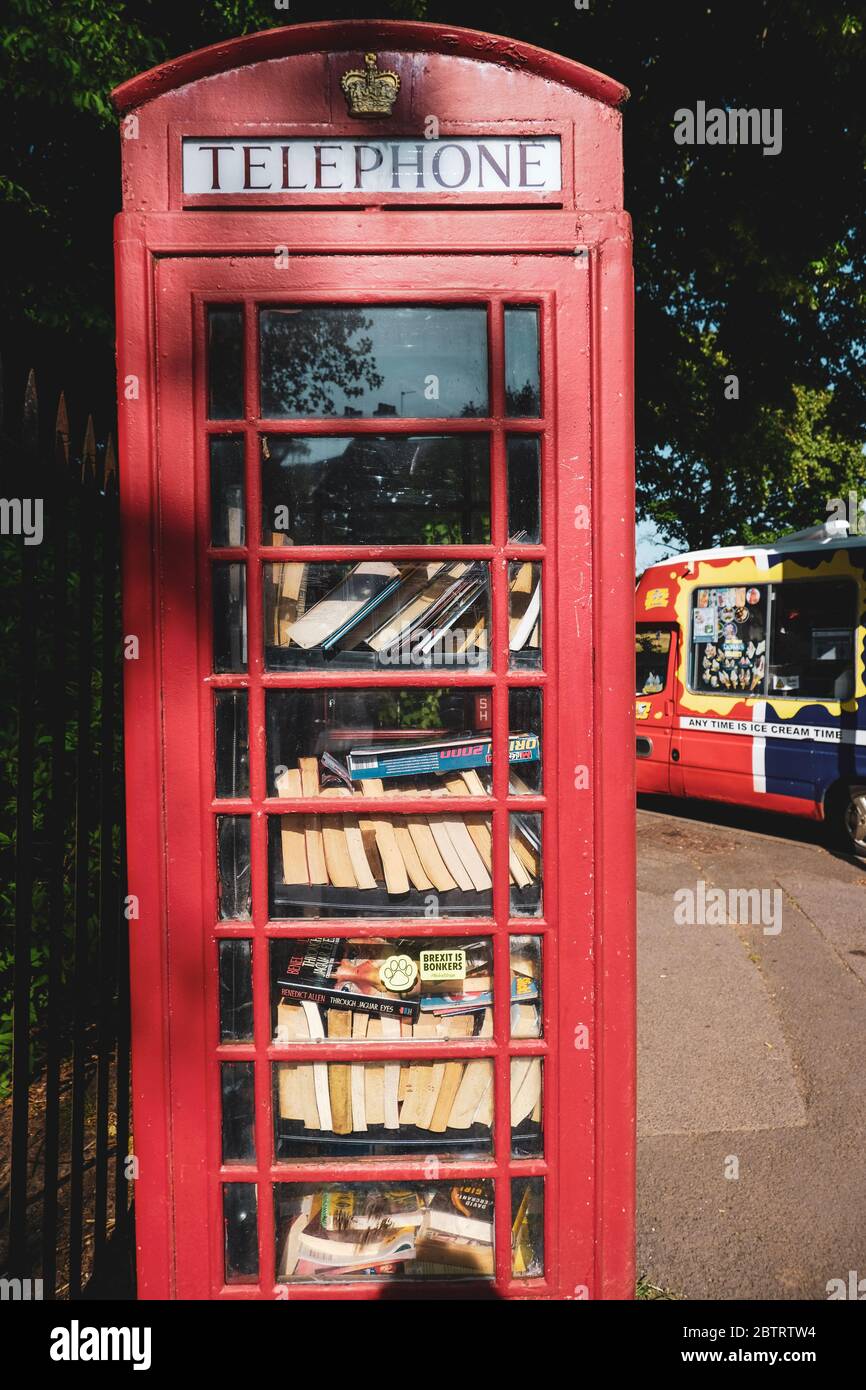 Roath Park Lockdown Library Stock Photo - Alamy