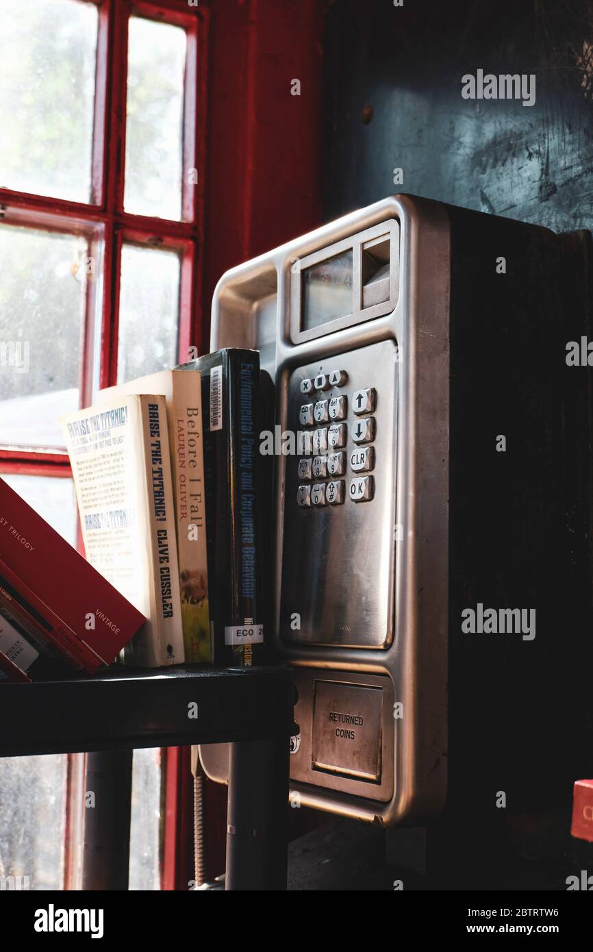 Roath Park Lockdown Library Stock Photo - Alamy