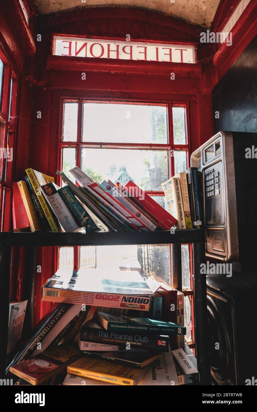 Roath Park Lockdown Library Stock Photo - Alamy