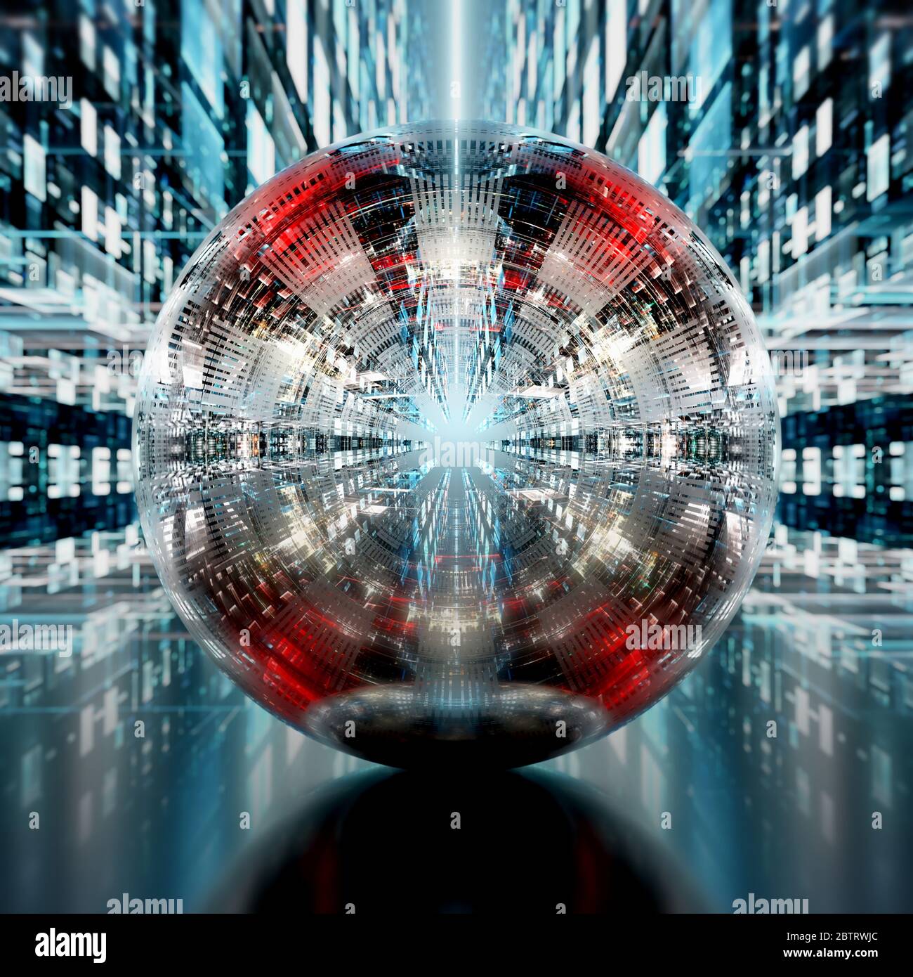 Futuristic Supercomputer