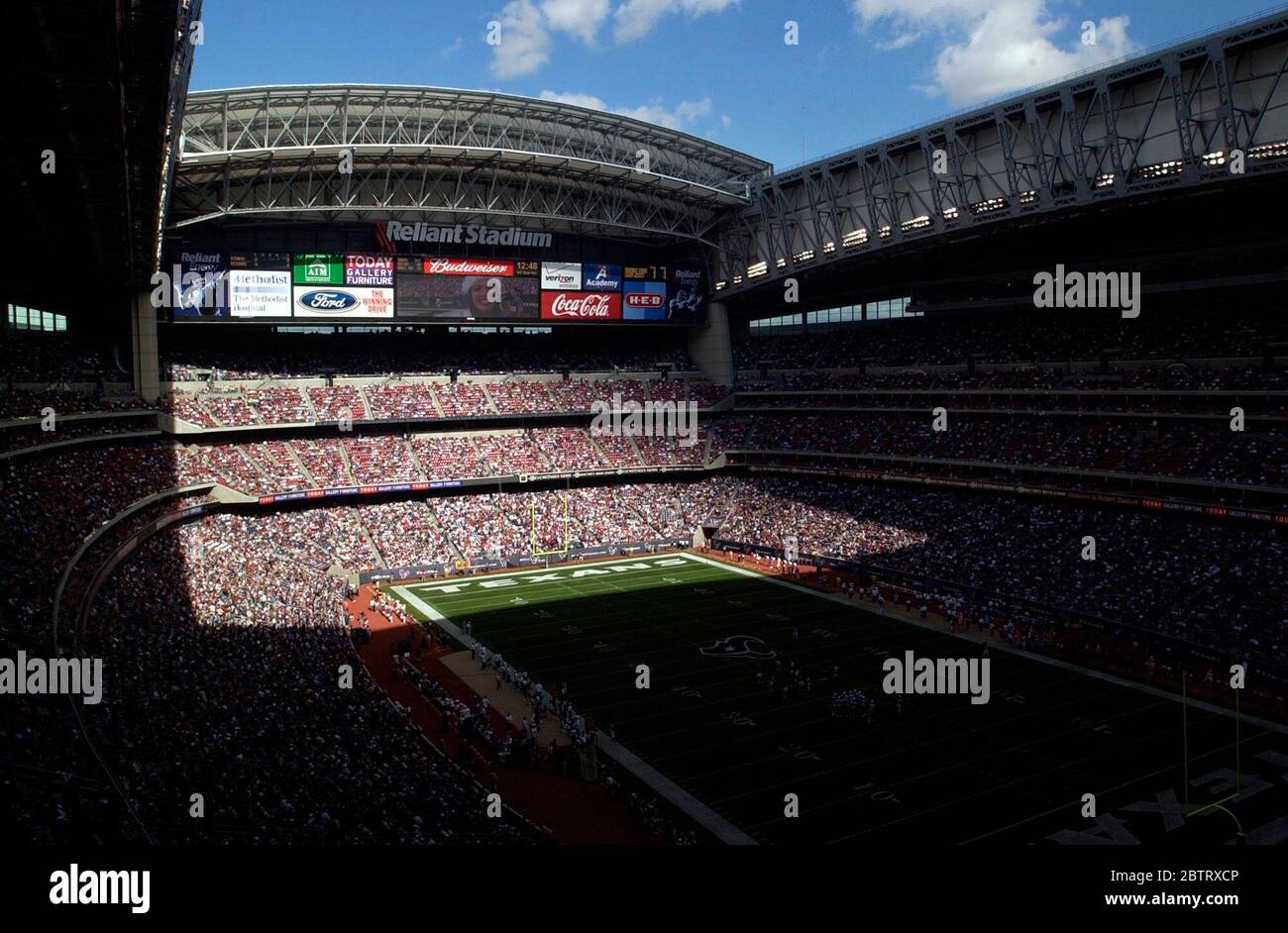 General overall view of Reliant Stadium (NRG Stadium) with the ...