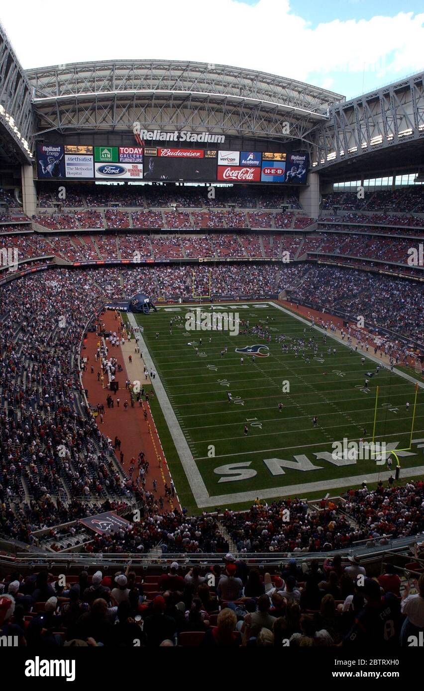 General overall view of Reliant Stadium (NRG Stadium) with the ...
