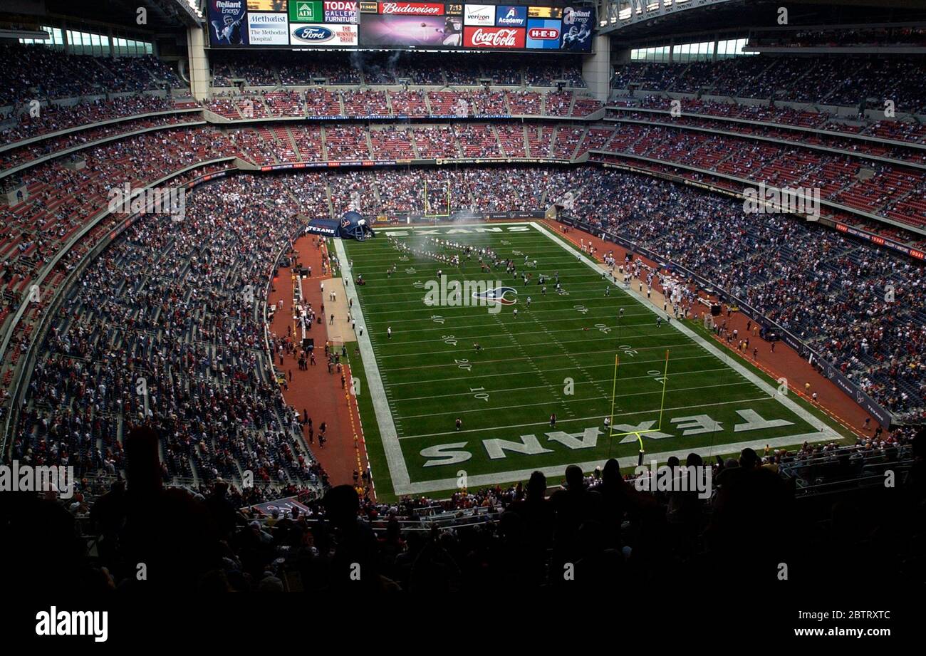 General overall view of Reliant Stadium (NRG Stadium) with the ...