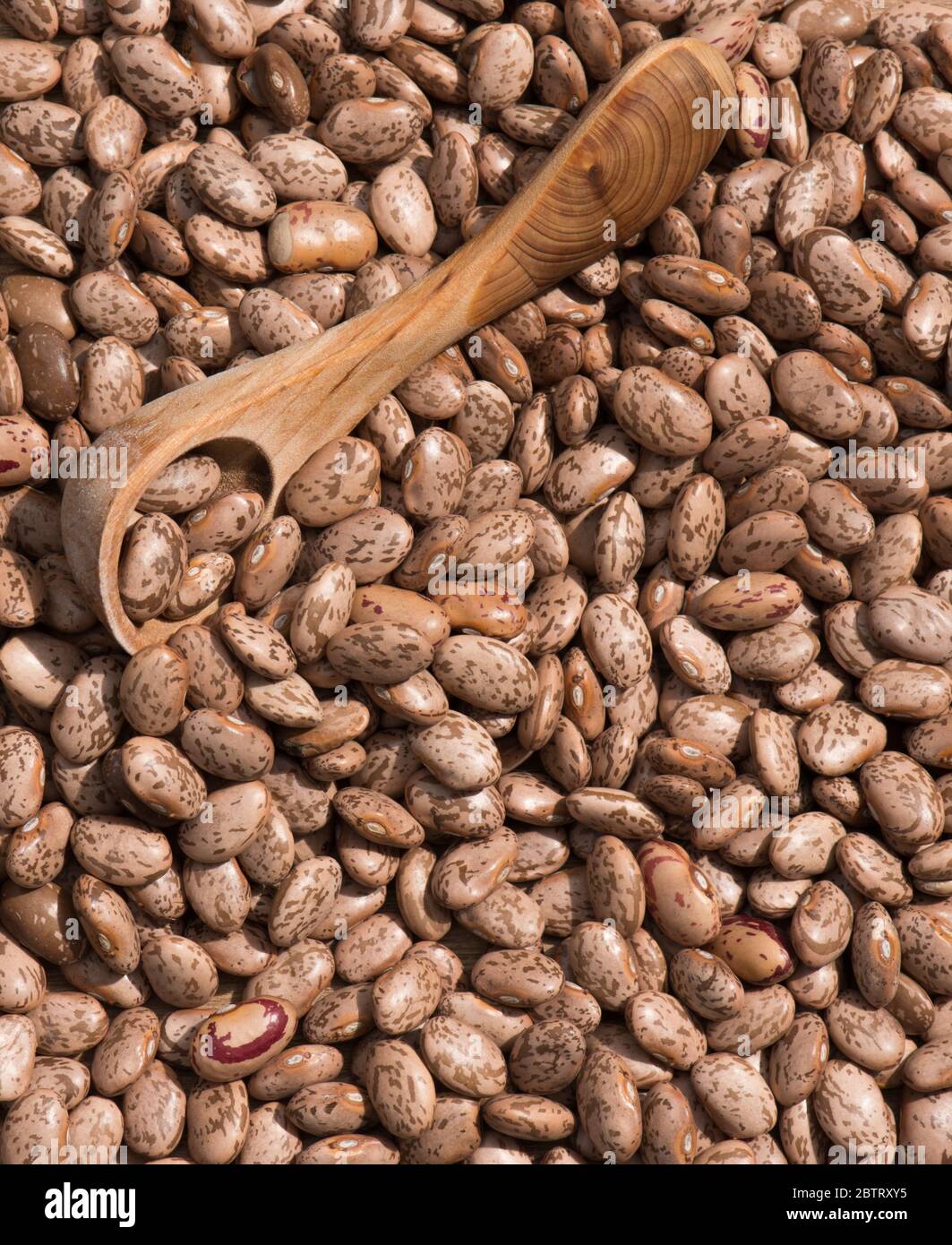 Pinto Bean with spoon Stock Photo - Alamy
