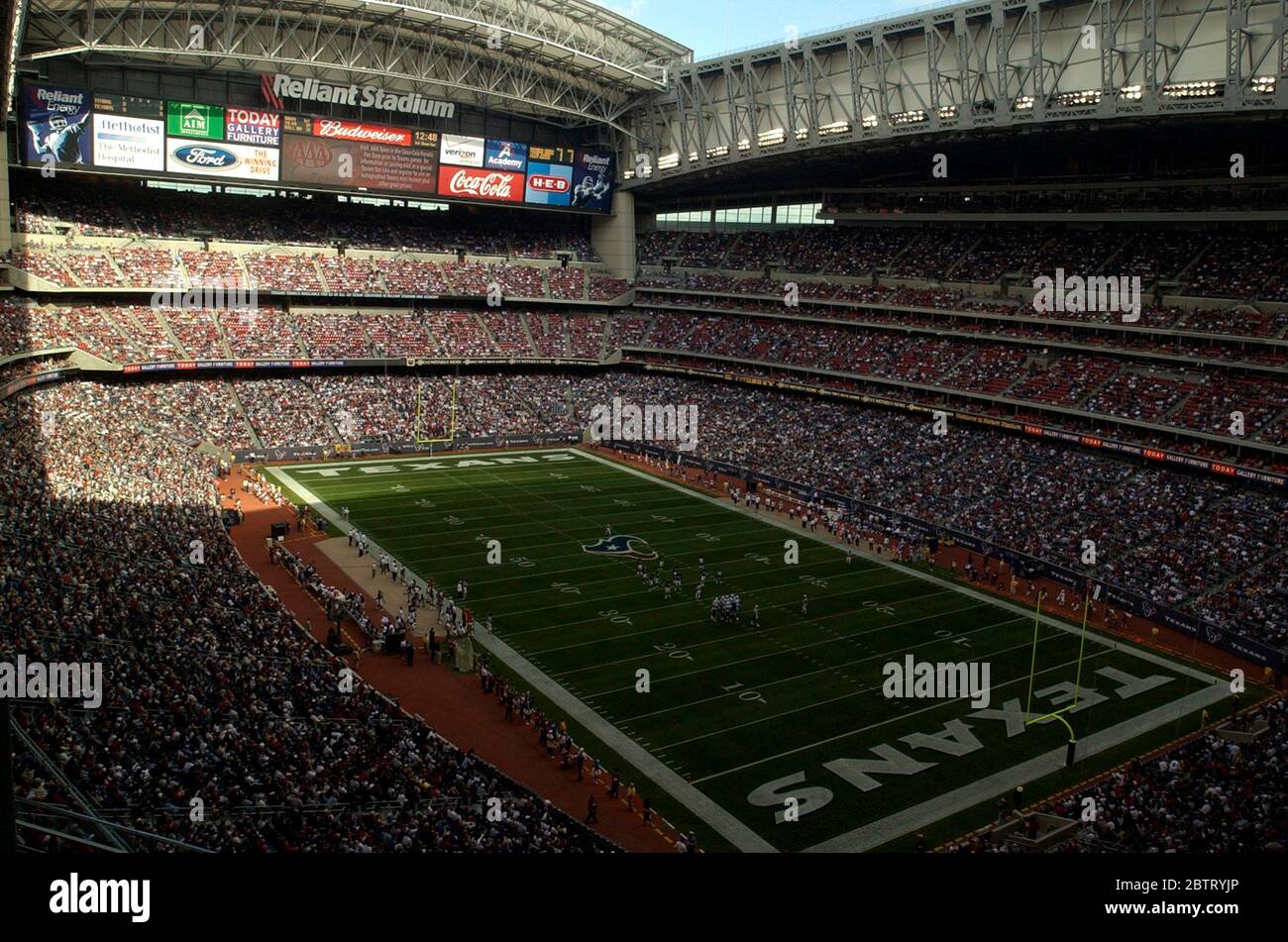 General overall view of Reliant Stadium (NRG Stadium) with the ...