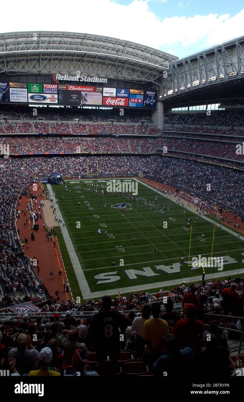 General overall view of Reliant Stadium (NRG Stadium) with the ...