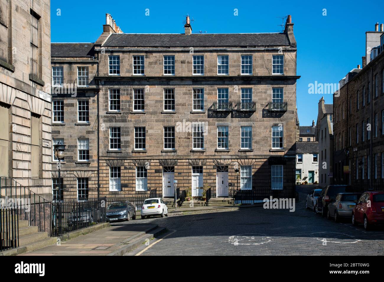 Nelson Street in Edinburgh's Georgian New Town Stock Photo - Alamy