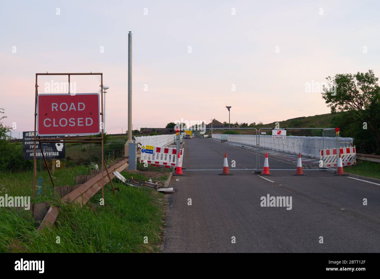 Scammonden bridge closure May 2020 improvement works to make the bridge ...