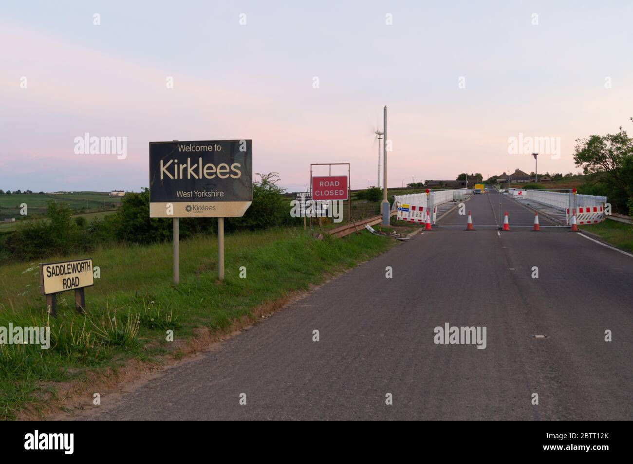 Scammonden bridge closure May 2020 improvement works to make the bridge ...